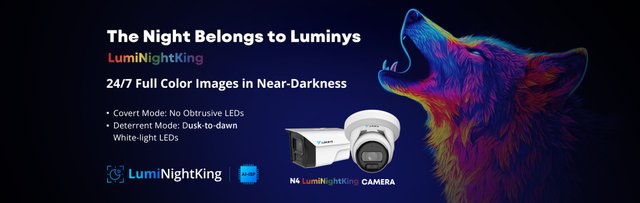 Lumi Night King | AI-Powered Night Vision Security Camera by Luminys